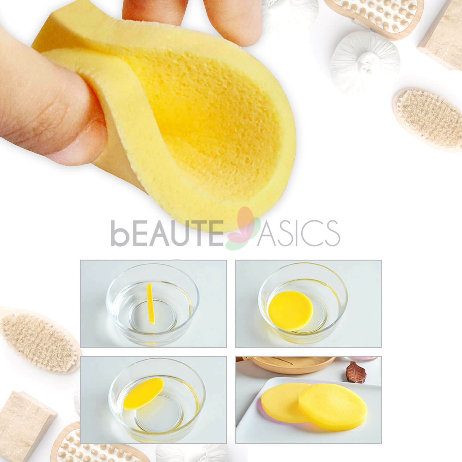 240 Pcs Compressed PVA Facial Cleansing Sponges for Salon and Spa ...