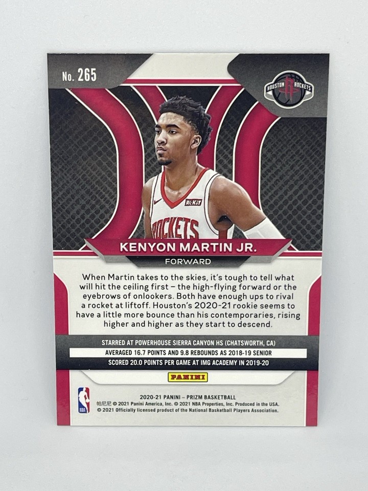 2020-21 Panini Prizm NBA Kenyon Martin Jr. Base Rookie RC #265 | eBay