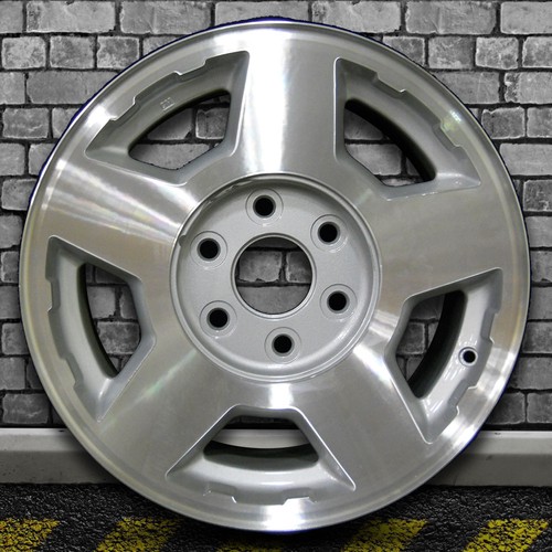 Machined Medium Sparkle Silver OEM Wheel for 04-07 Chevy Silverado 1500 ...