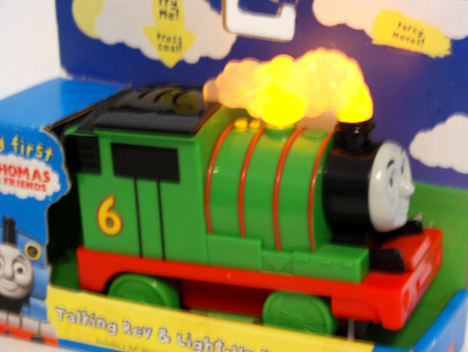 My First Thomas & Friends Talking Rev & Light-Up Percy Engine BNIB ...