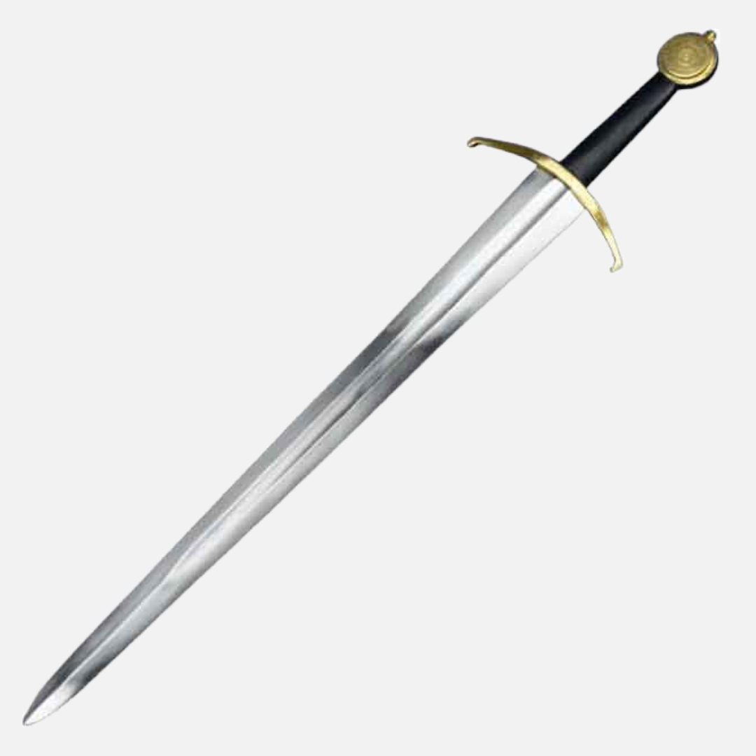 Late Medieval Arming Sword with Brass POMMEL and Cross Guard | eBay