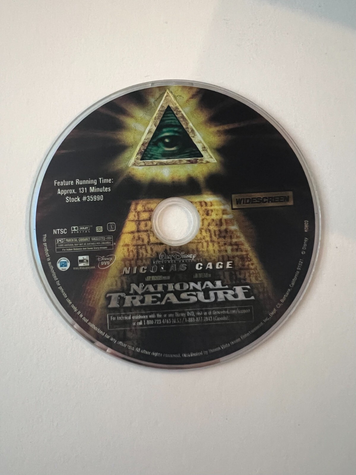 National Treasure (DVD only, 2004) 786936242928| eBay