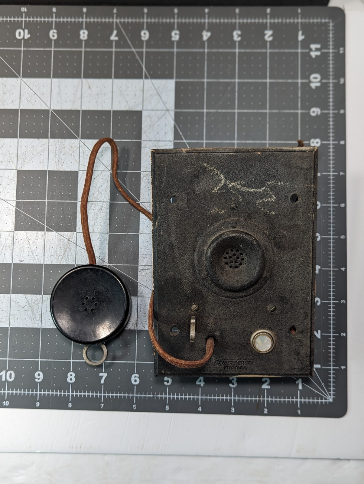 Antique Vintage Holtzer-Cabot Intercom Early 1900's Telephone Wall Box ...