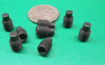 Alloy Steel Metric Set Screws, Extended Tip, M6 x 1 x 10mm Length, 100 ...