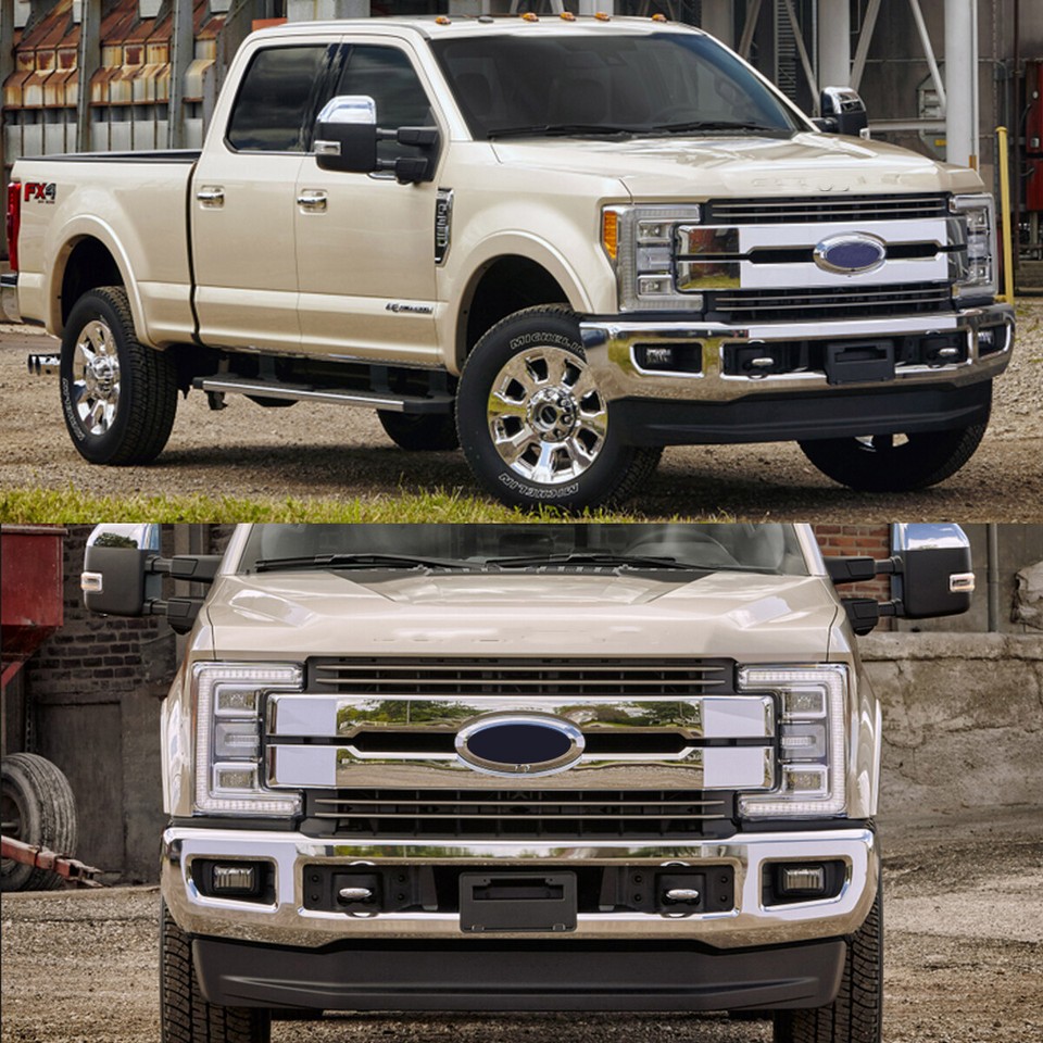 Steel Front Bumper Face Bar for 2017-2019 Ford F250 F350 Super Duty w ...