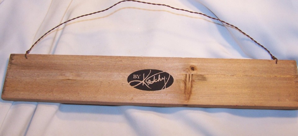 Wood Cat Christmas Sign/Ornament-"I work hard so my cat can...-Signed ...