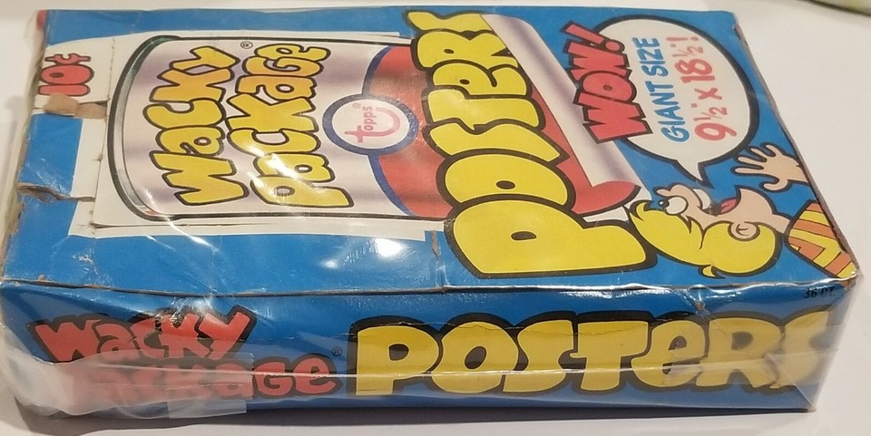 Topps 1974 WACKY PACKAGES POSTERS Empty Box Store Counter Display Nice ...