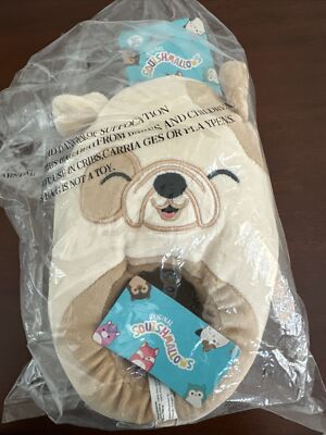 NWT Squishmallow Slippers Brock The Dog Plush Kids Size 13/1 FREE ...
