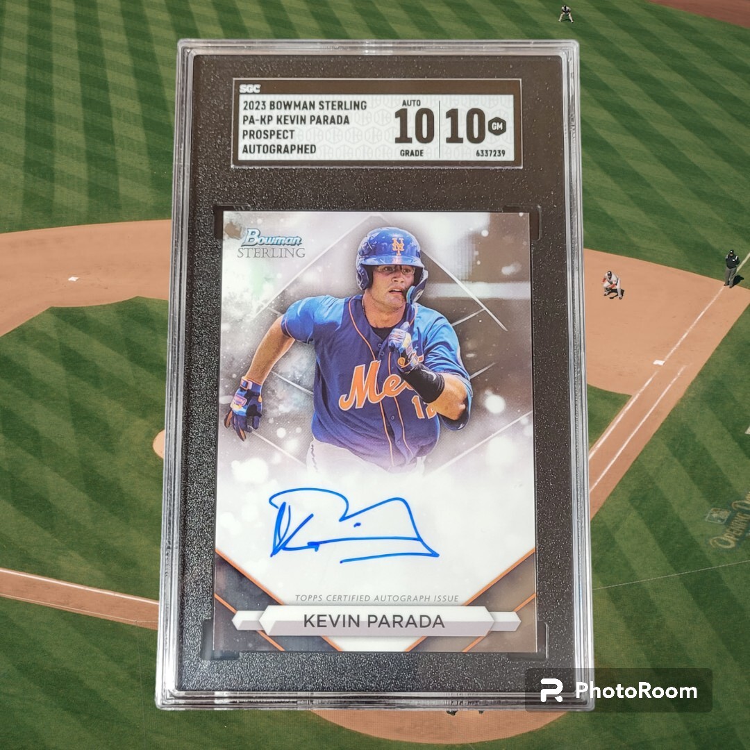 2023 Bowman Sterling - Prospect Autographs #PA-KP Kevin Parada (AU, RC ...