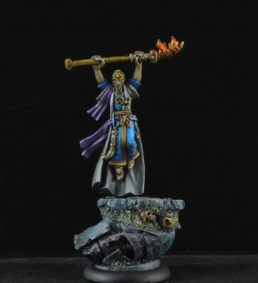 Painted Karzoug, Runelord of Greed from Reaper Miniature mage D&D male ...