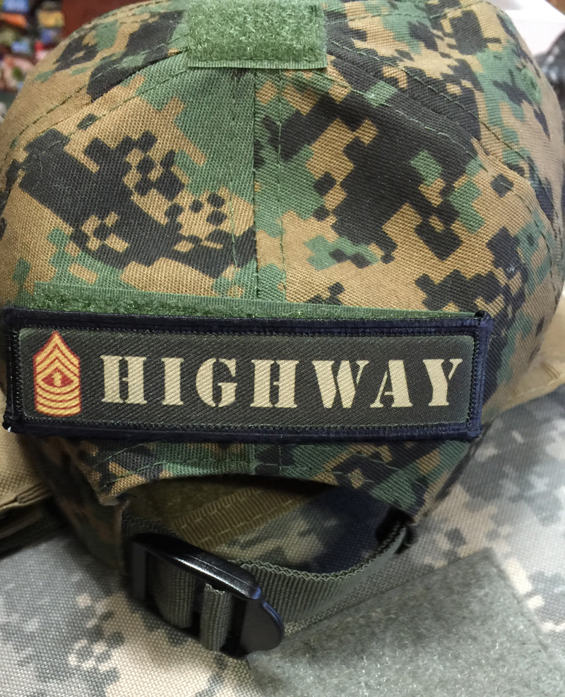 1x4" Gunny Highway Heartbreak Ridge Movie Morale Patch Tactical ...