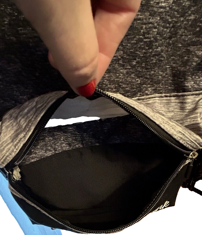 Victoria's Secret PINK Campus Gray Black Backpack Laptop Travel Book ...