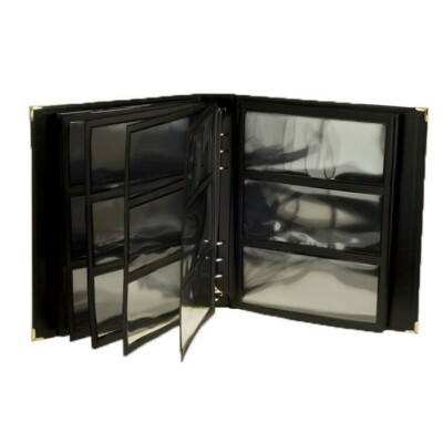 Currency Album For Large US Size Banknote Bill 12 CLEAR Pages 3 Pocket ...