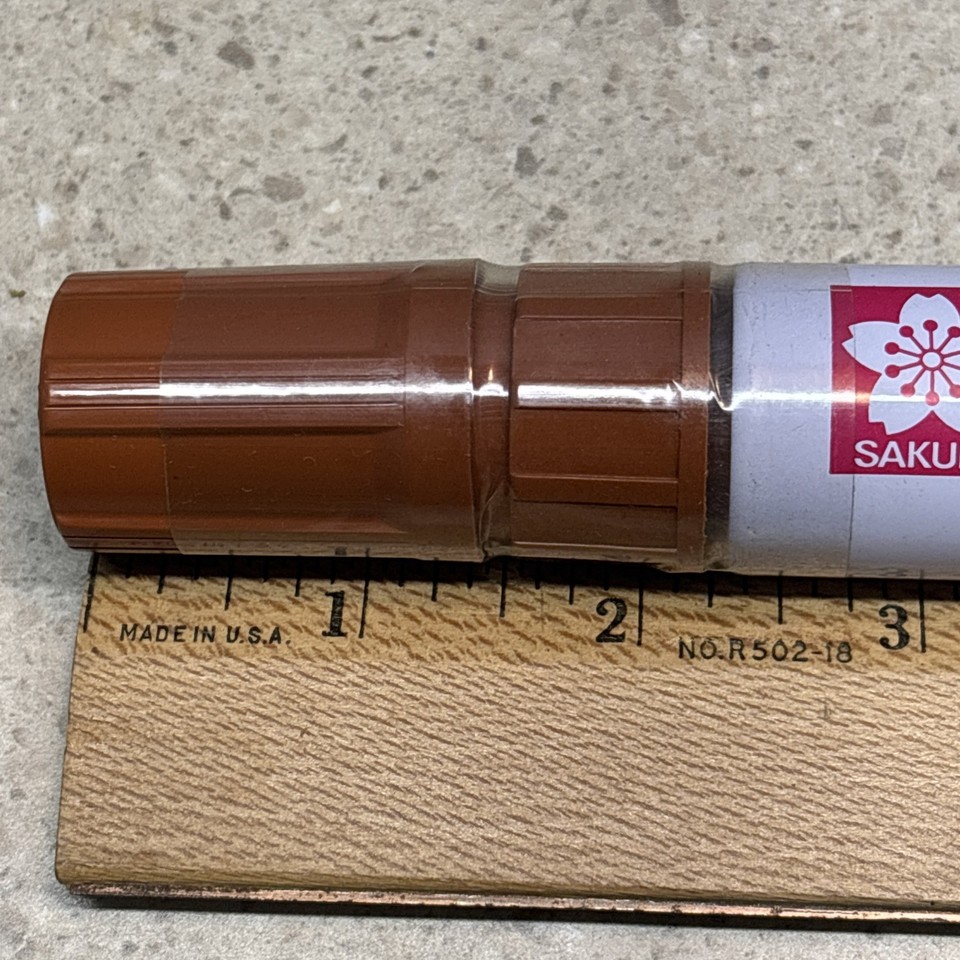 *NOS* Sakura SG7 Extra Broad Marker Brown Flower Cap Graffiti | eBay