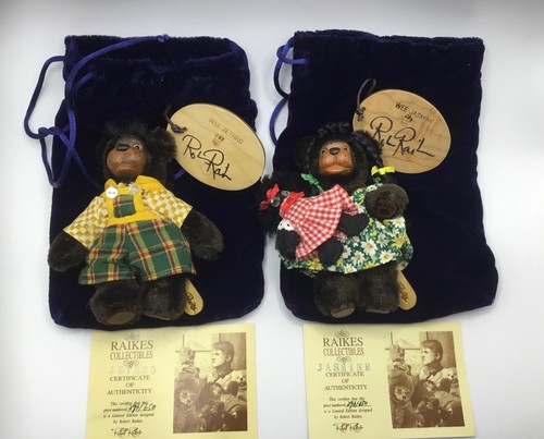 RAIKES COLLECTIBLES WEE JASMINE AND JETHRO LIMITED EDITION TEDDY BEARS ...