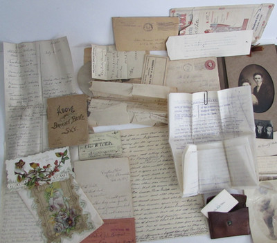 Lot Estate Ephemera Genealogy Stephen White Family WW1 Registration ...