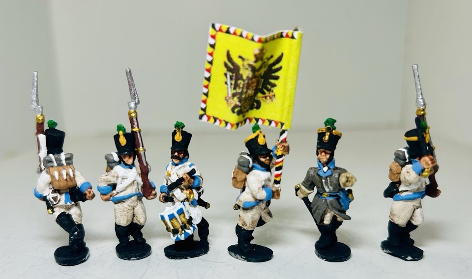 28mm Slash and Saber Metal Soldiers 4th Austrian Infantry Regiment #2 ...