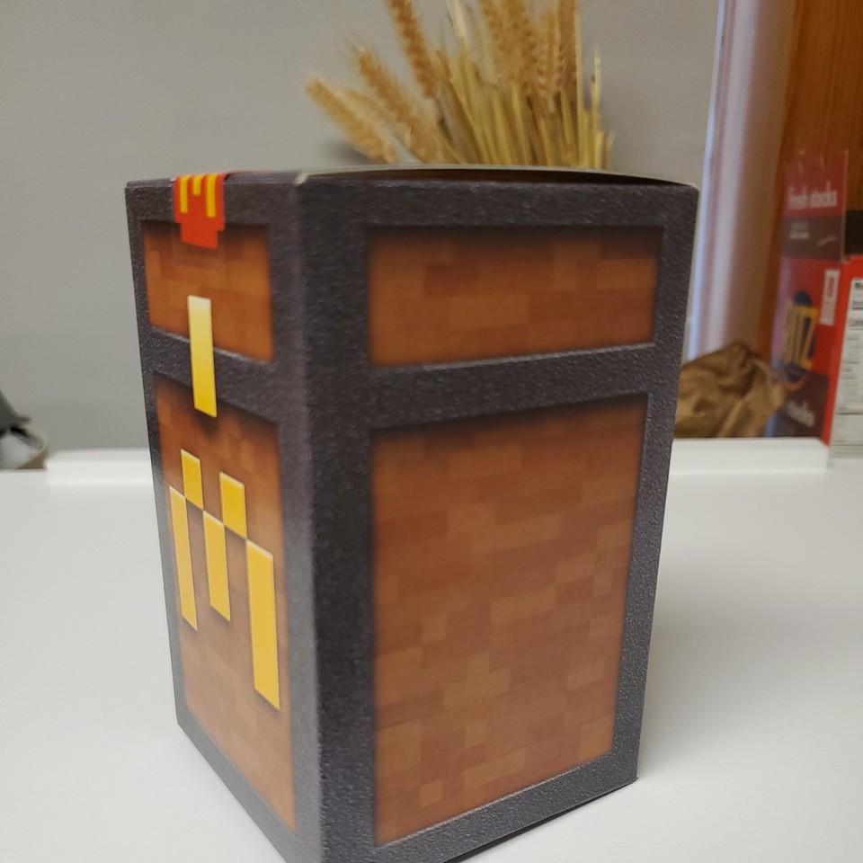 McDonald’s Minecraft Happy Meal Big Mac Toy | eBay