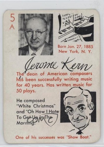 1945 Leister Game Company Auto Game Jerome Kern #5A | eBay