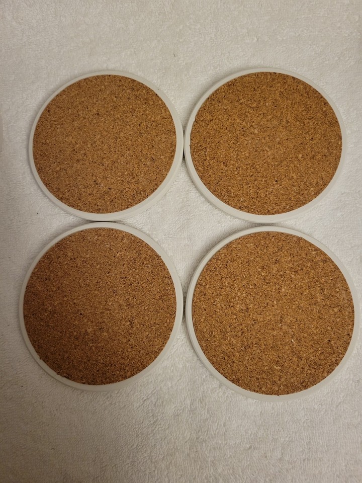 VINTAGE NEW OPEN BOX SET OF 4 AMERICAN EXPEDITION DUCK STONE COASTERS ...