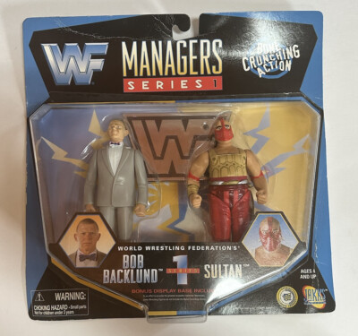 1997 WWF Jakks Managers Series 1 Bob Backlund Sultan Action Figures ...