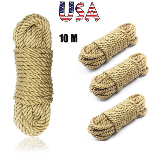2PCS/5PCS/10PCS Durable Hemp 10m Binding Rope Strap Shibari Binding ...