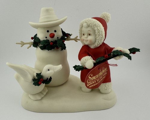 RETIRED! Dept 56 Snowbabies 67536 Holiday Decorating Figurine | eBay