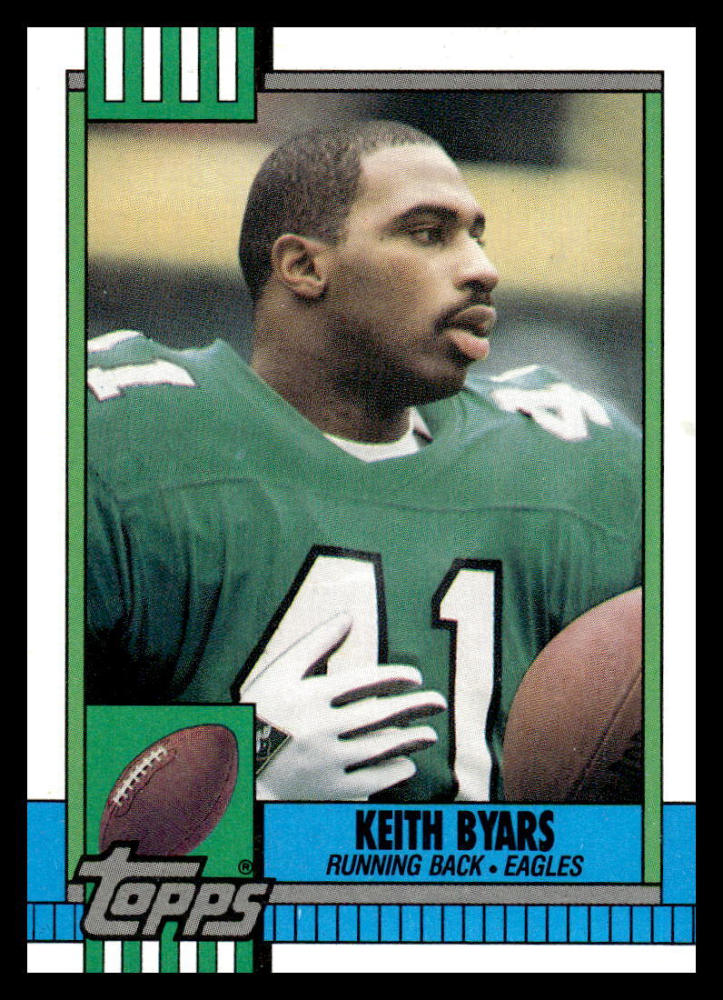 1990 Topps Keith Byars #91 Philadelphia Eagles Football Card | eBay