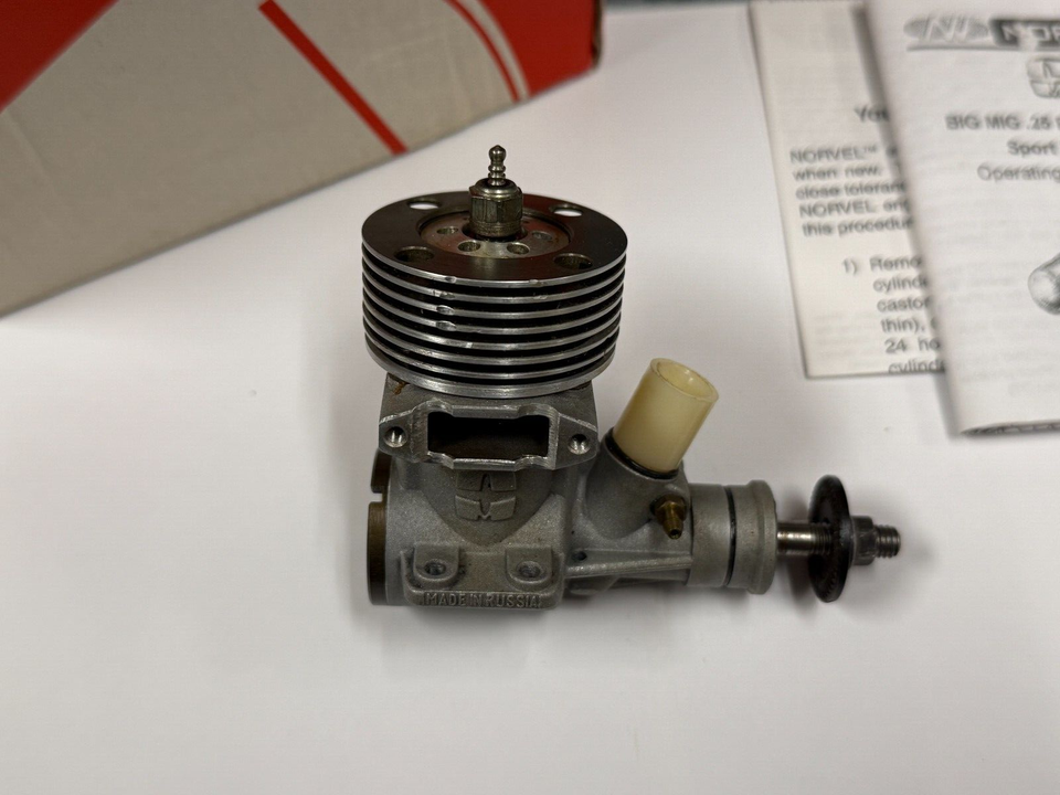 Norvel .25 25 Big Mig CL Control Line FF Free Flight Model Airplane ...