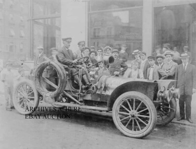 Franklin car with LL Whitman and CS Carris 1904 Franklin ...