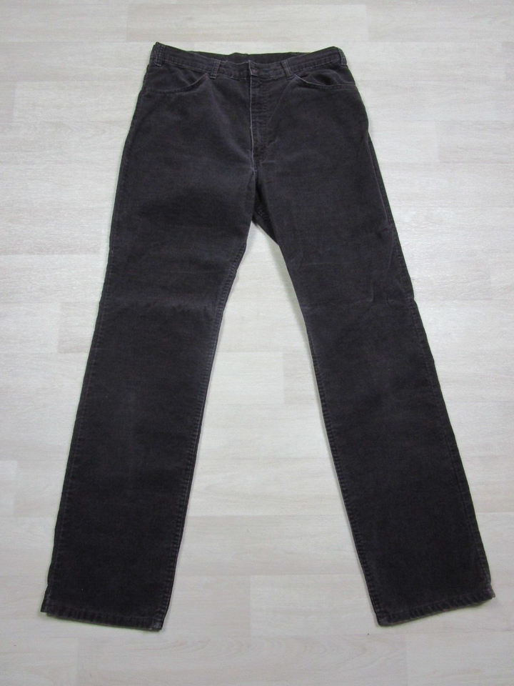 Vintage 1970s GAP PIONEER Unisex Corduroy Pants 33" x 33.5" Dark Brown ...