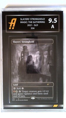 MTG Card Slayers_ Stronghold 356 Secret Lair Graded Ambr 9.5 Matte ...