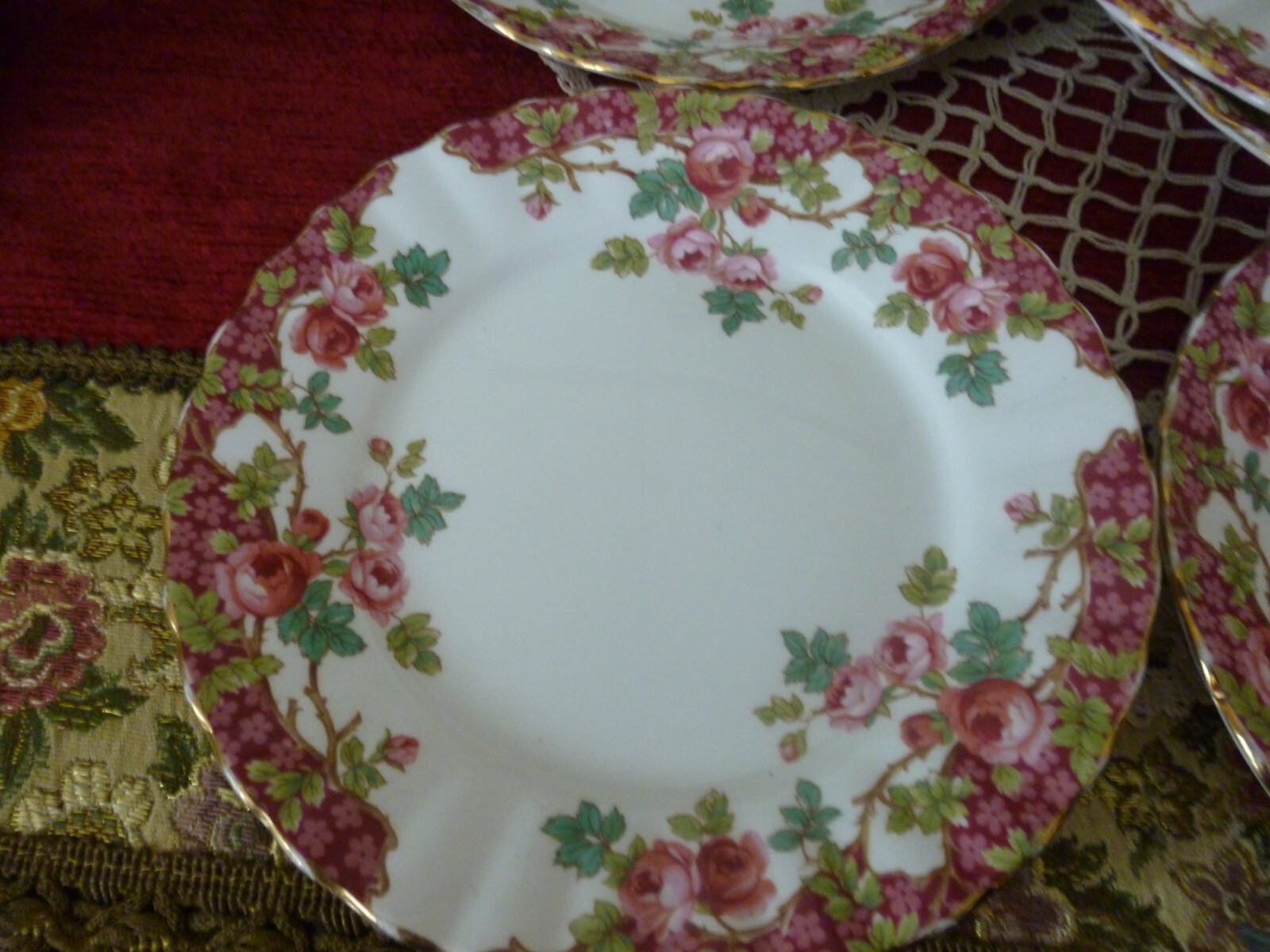 Royal Stafford Bone China - Olde English Garden- 7 Piece Sandwich Set ...