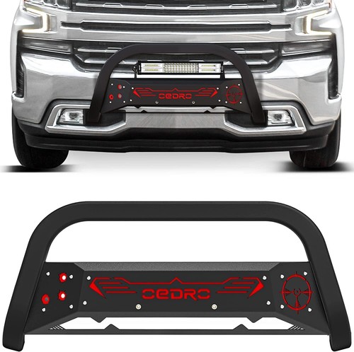Bull Bar Push Bumper Grille Guard for 2019-2023 Chevy Silverado GMC ...