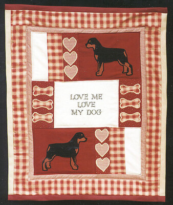 Rottweiler Quilt Pattern | eBay