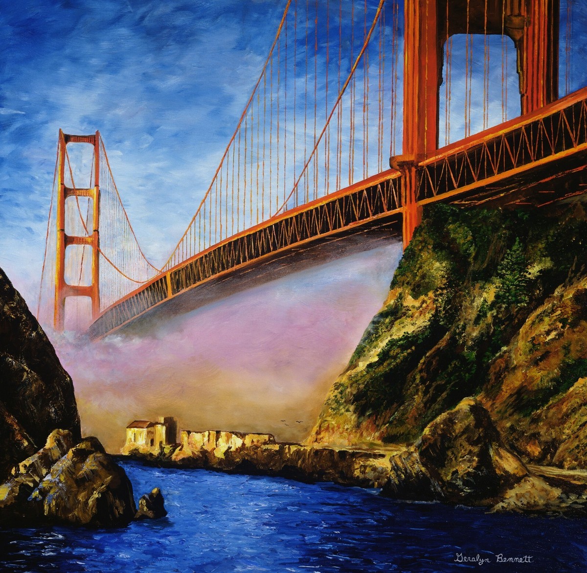 Golden Gate Bridge Drawing Step By Step Pictures