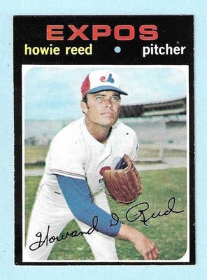 1971 Topps #398 Howie Reed Montreal Expos Near Mint COMPLETE SETBREAK ...