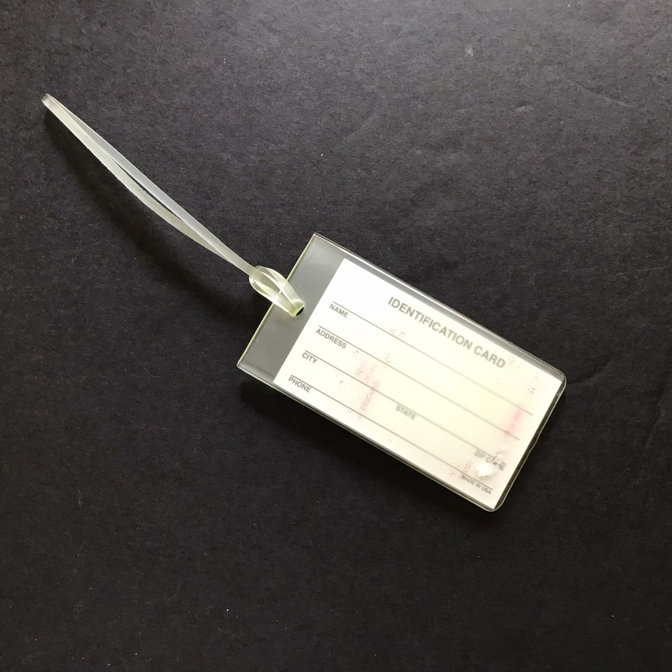 Delta Air Lines Vinyl Luggage Tag - Soft Jelly ID Baggage Tag | eBay