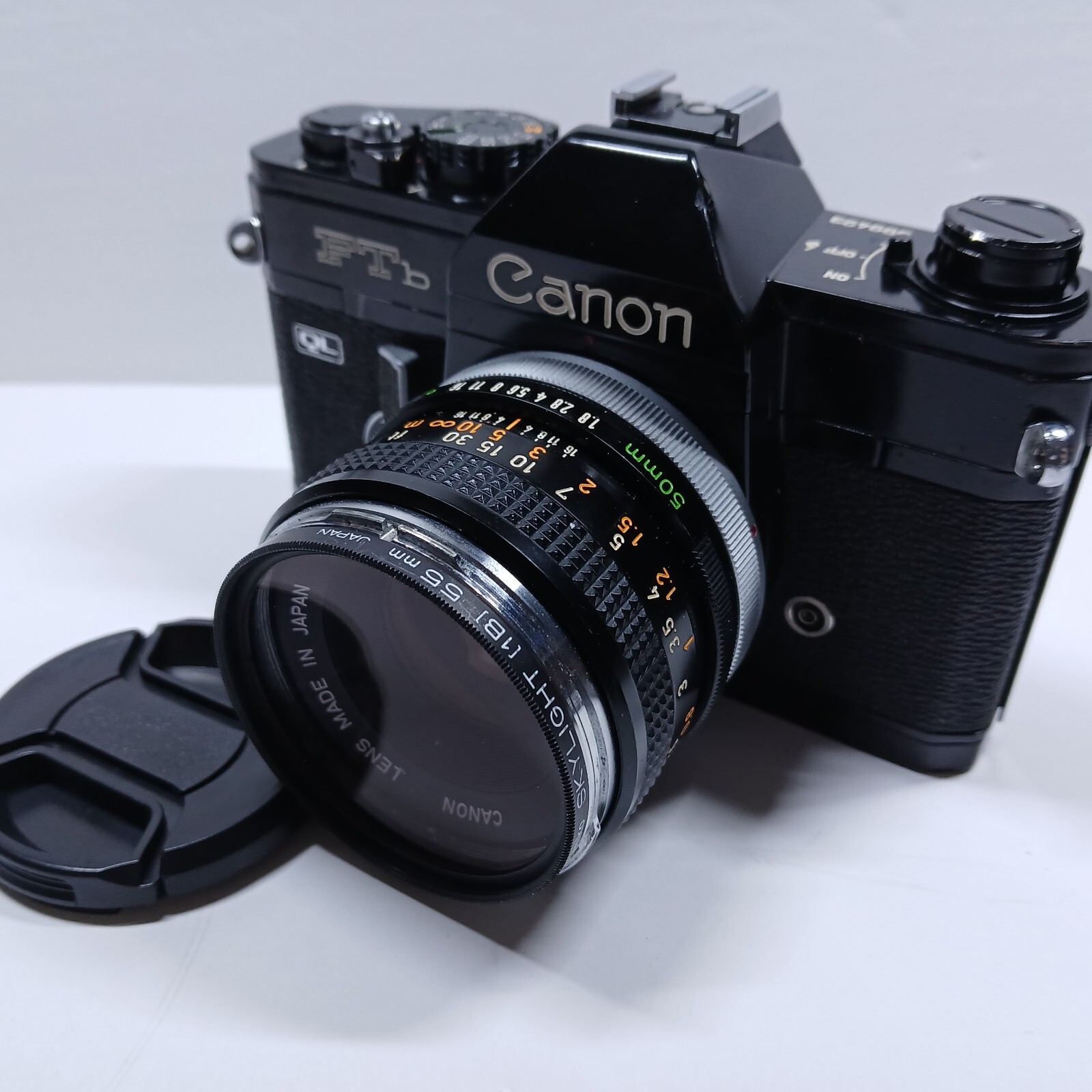 Canon FTb QL 35mm SLR Film Camera with 50mm F/1.8 Fast Prime Lens ...