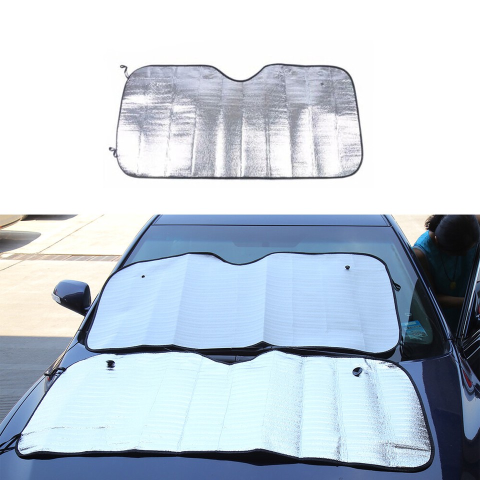 1pc Foldable Car Windshield Sunshade Front Window Visor Sun Shade Cover ...