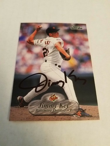 Jimmy Key 1998 Fleer Sports Illustrated SI Signed Autograph Auto ...