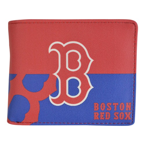 Boston Red Sox MLB Men's Printed Logo Leather Bi-Fold Wallet | eBay