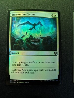 INVOKE THE DIVINE FOIL #16 Kaldheim MTG | eBay