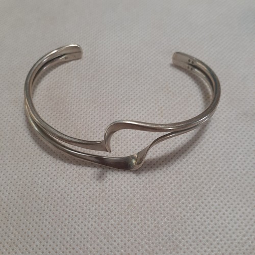 Vintage Sterling Silver Split Band Cuff Bracelet .925 | eBay