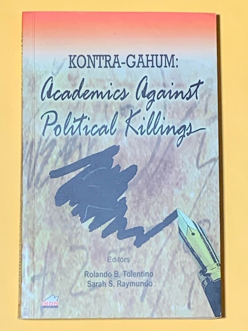 Kontra-Gahum: Academics Against Political Killings | eBay