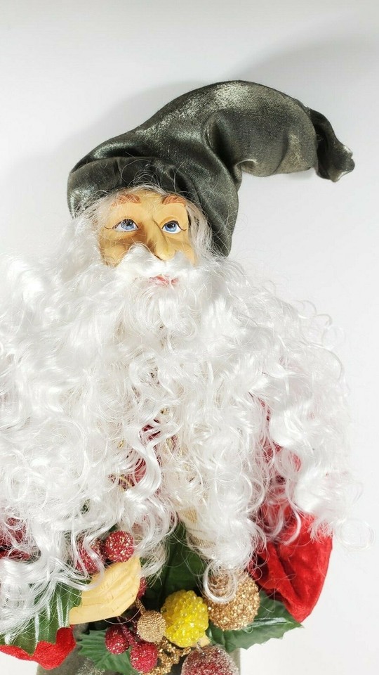 Christmas Santa Claus/ Elf Resin Figure Tall & Thin 21" | eBay