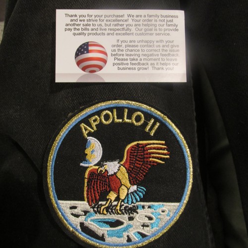 Apollo 11 Mission Patch Official NASA Neil Armstrong Buzz Aldrin Made ...