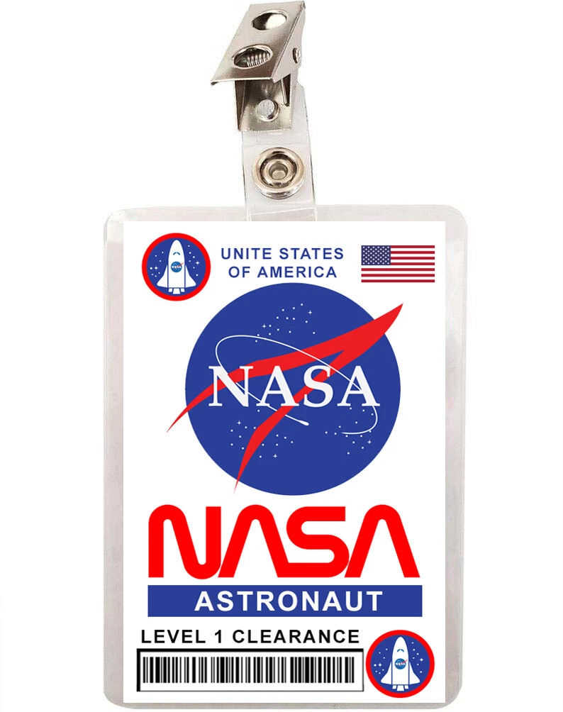 Printable Astronaut Name Badge