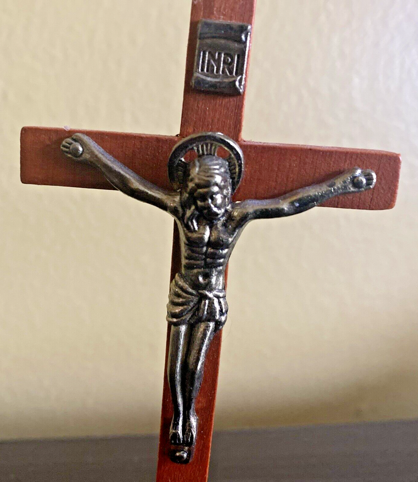 Jesus Crucifix Cross Sacred Heart Southern Missions 4.5" Freestanding ...