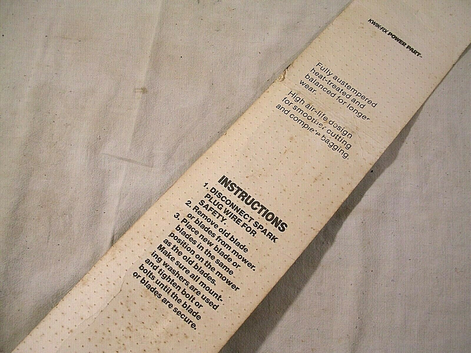 Thatcher Blade Kit by Power Lawnmower Parts,Inc.,TB-1C,NOS,Lawnmower ...